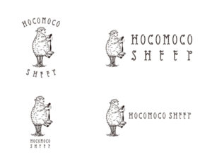 羊毛手紡ぎ作家さんのブランドロゴデザインを制作 | HOCOMOCO SHEEP | Tetsu Moku