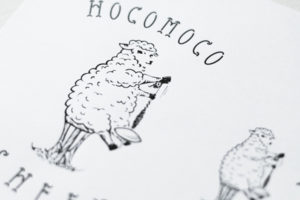 羊毛手紡ぎ作家さんのブランドロゴデザインを制作 | HOCOMOCO SHEEP | Tetsu Moku